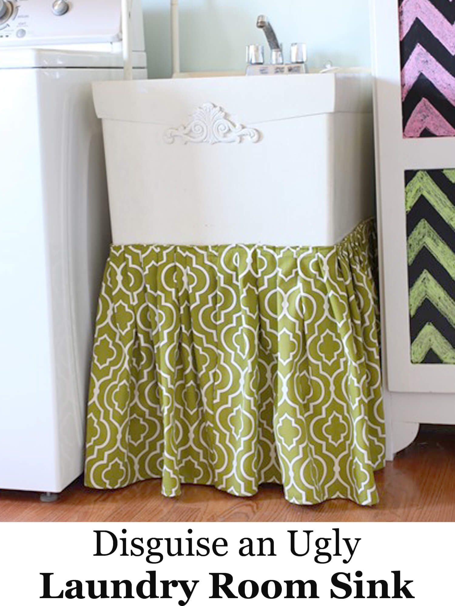 How to Make a Sink Skirt - In My Own Style