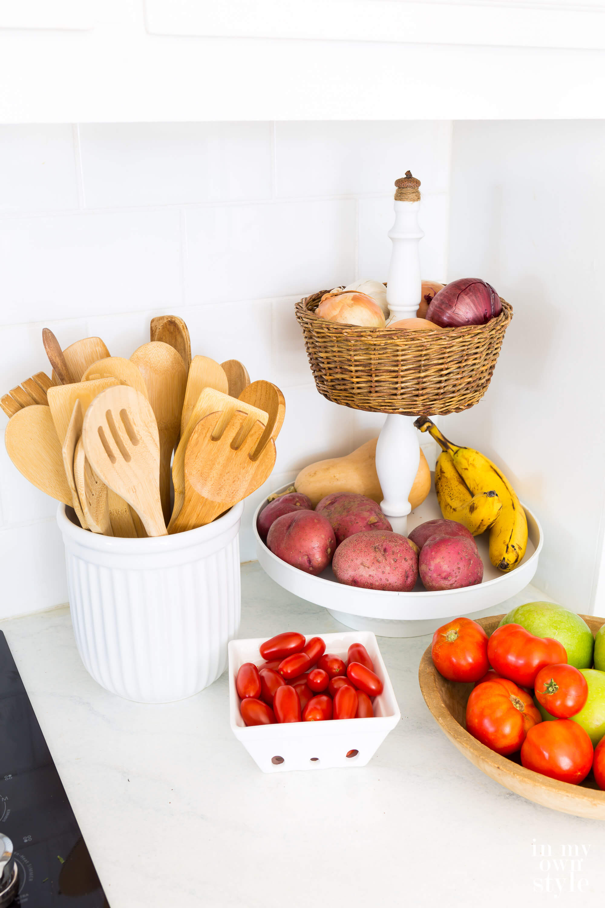 On Kitchen Counters: Balancing Functional & Decorative Elements - In My ...