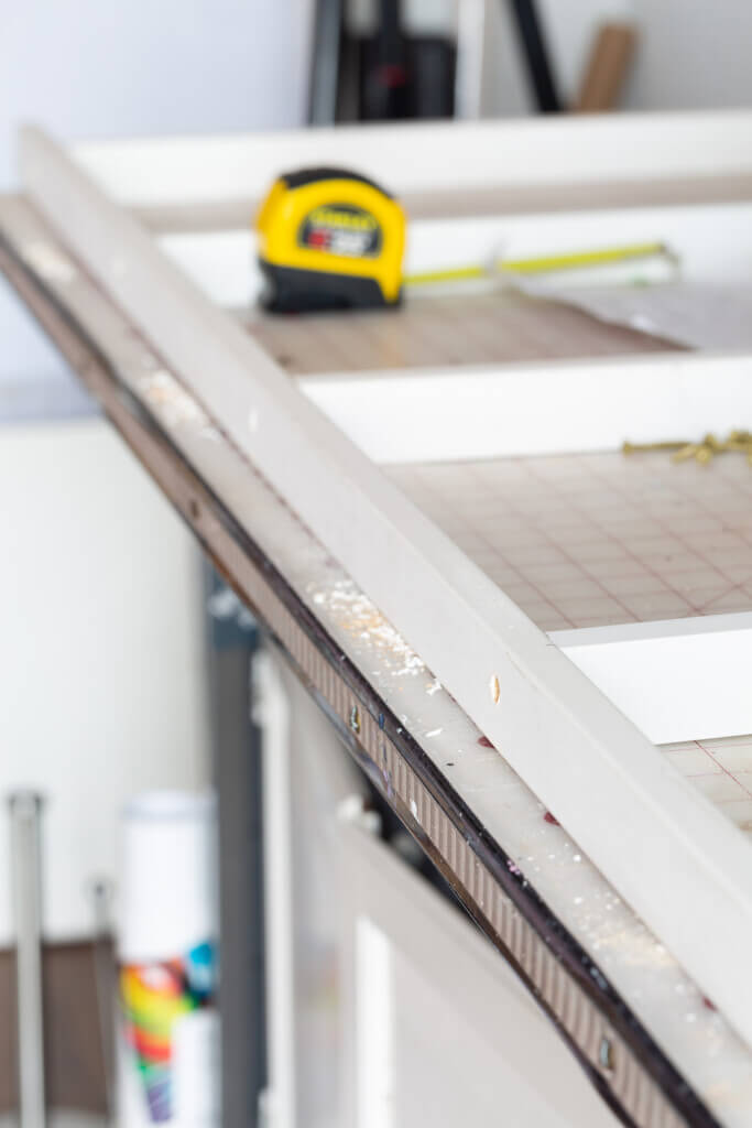 How to Make a Floor to Ceiling Plate Rack on a Wall - In My Own Style