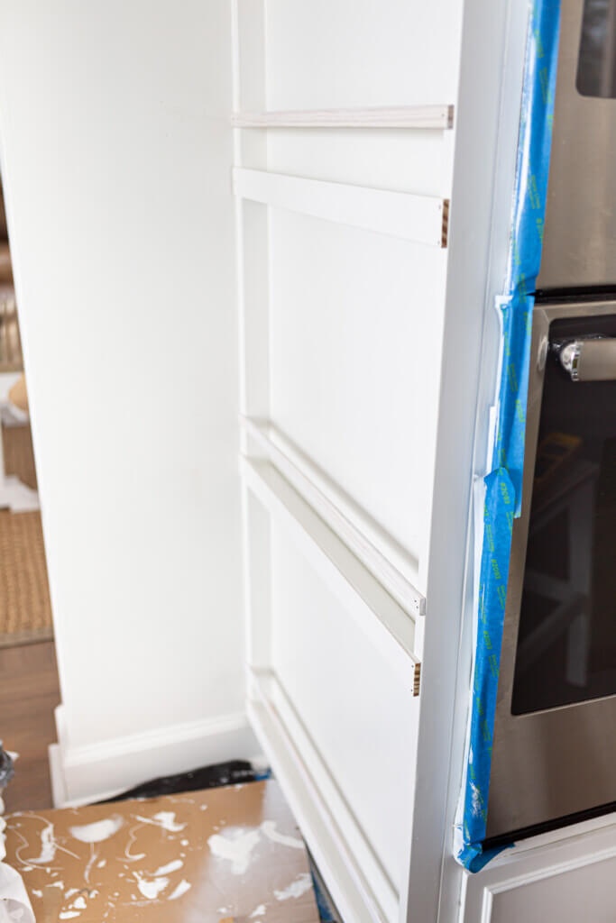 How to Make a Floor to Ceiling Plate Rack on a Wall - In My Own Style