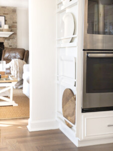 How to Make a Floor to Ceiling Plate Rack on a Wall - In My Own Style