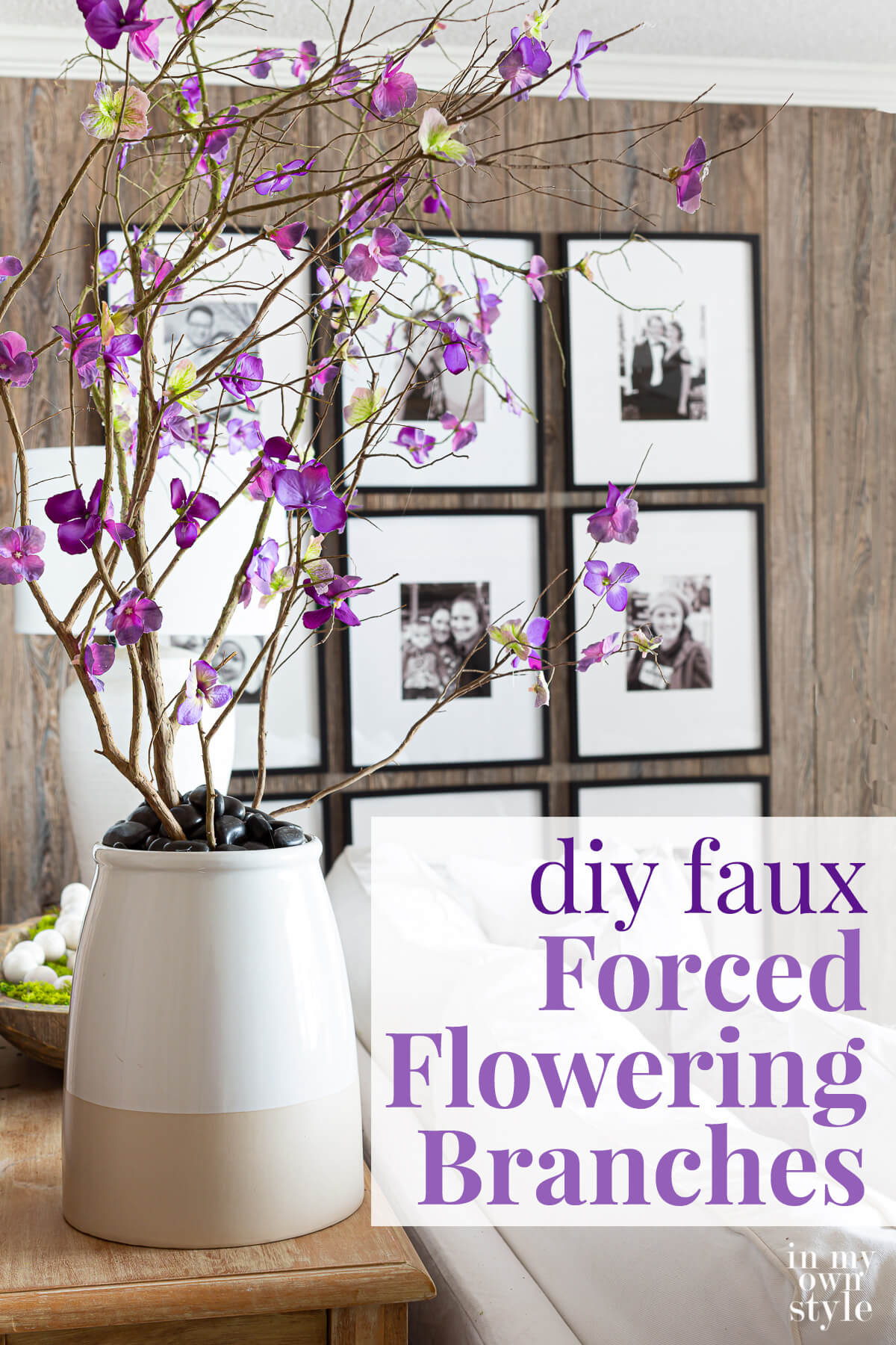 Faux Blooming Branches You Can Make - In My Own Style