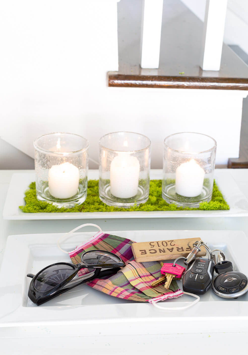 Spring Candle Tray DIY - In My Own Style