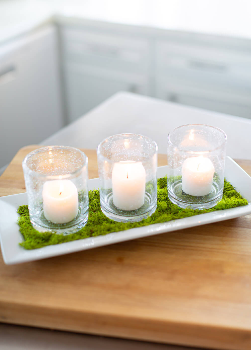 Spring Candle Tray DIY - In My Own Style