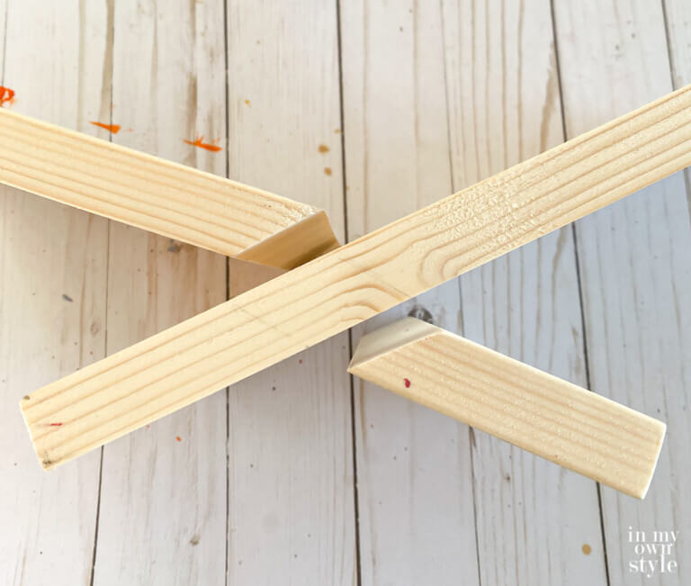 DIY: X Shape Open Book Stand that Spins - In My Own Style