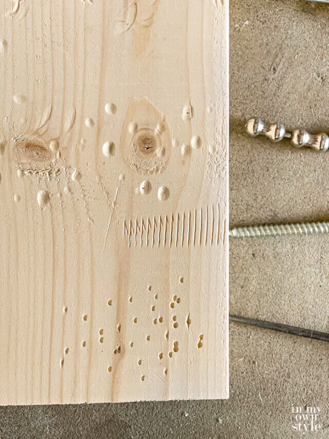 How I Made a Large Round Wood Top for My Kitchen Table - In My Own Style