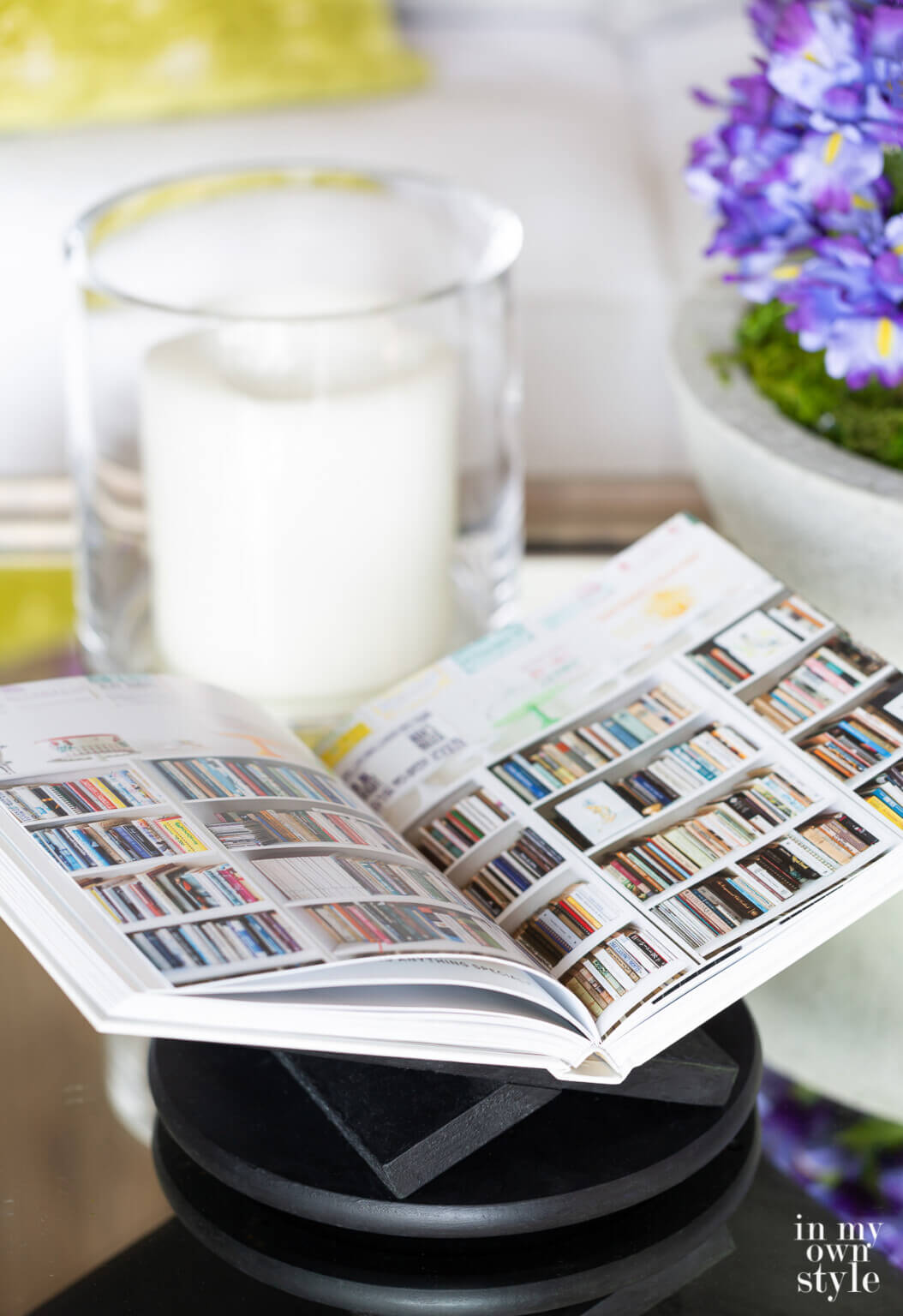 DIY: X Shape Open Book Stand that Spins - In My Own Style