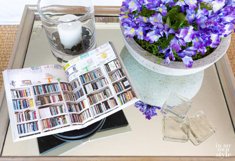 DIY: X Shape Open Book Stand that Spins - In My Own Style