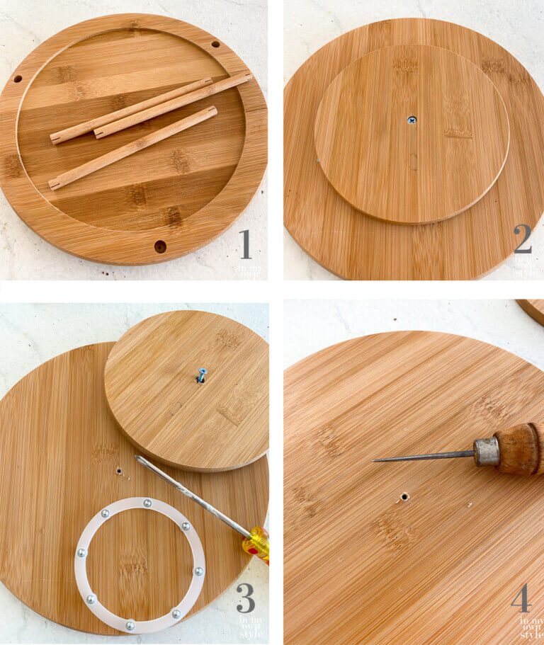 DIY: X Shape Open Book Stand that Spins - In My Own Style