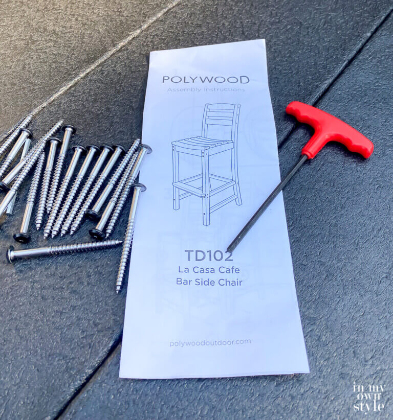 POLYWOOD Outdoor Furniture For My Deck - In My Own Style