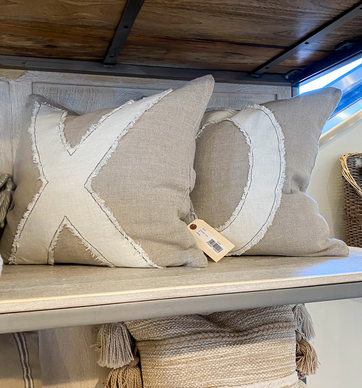 How to Make XO Pillows With DIY Letter Appliques - In My Own Style