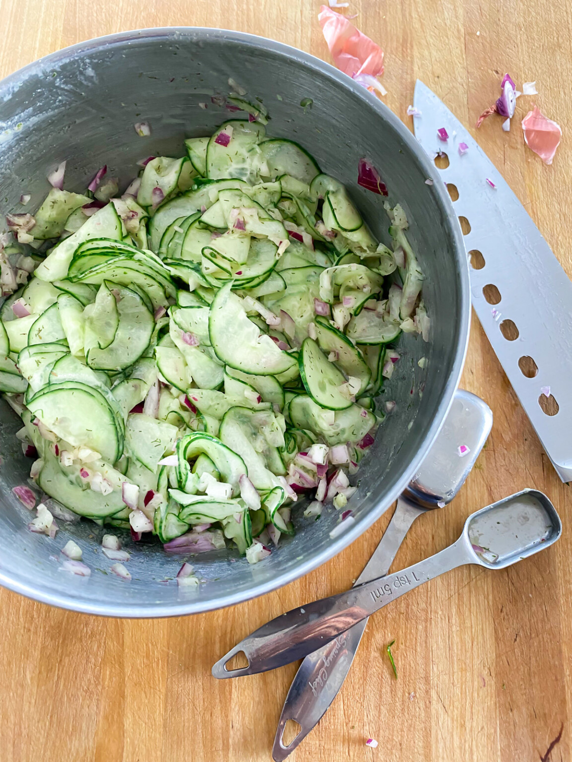Deliciously Crunchy Cucumber Salad - In My Own Style