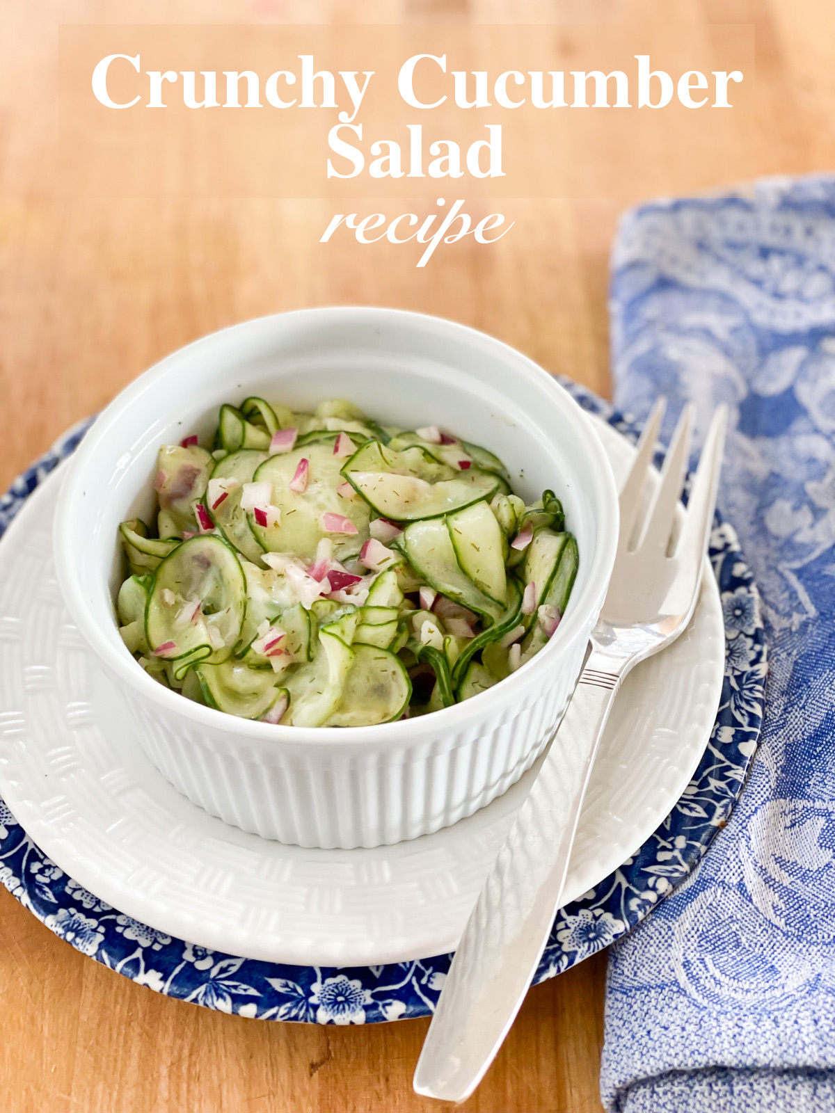 Deliciously Crunchy Cucumber Salad - In My Own Style