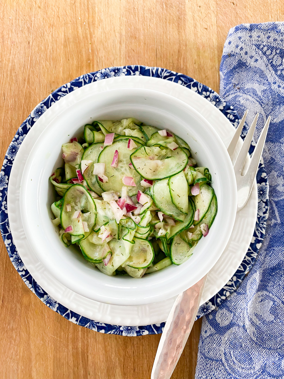 Deliciously Crunchy Cucumber Salad - In My Own Style