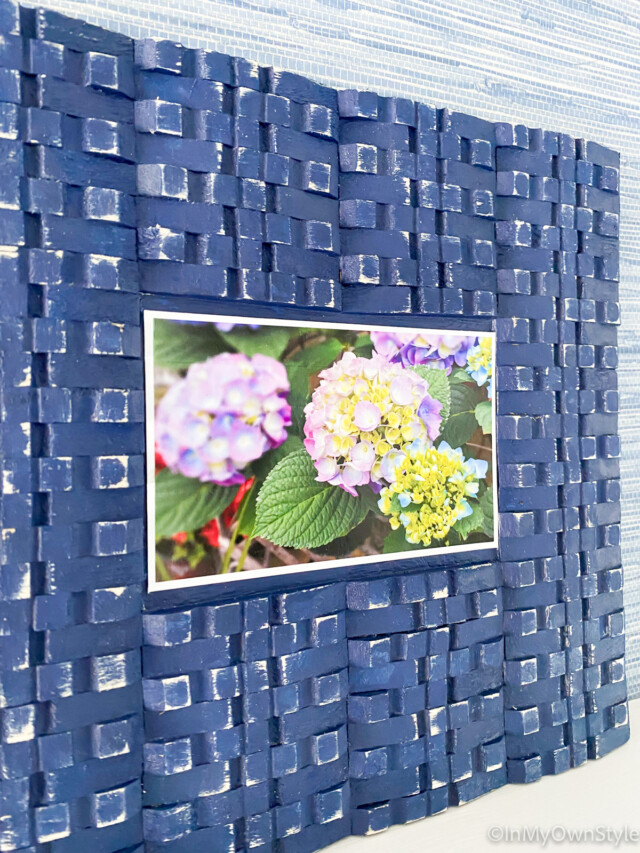 DIY Clothespin Picture Frame - In My Own Style