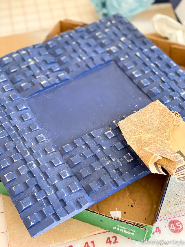 DIY Clothespin Picture Frame - In My Own Style