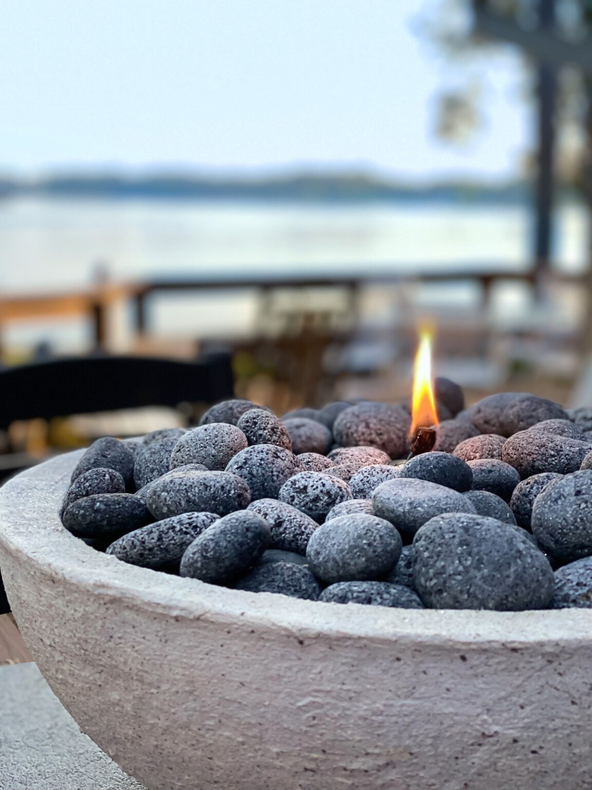 DIY Tabletop Fire Bowl Made in Minutes - In My Own Style