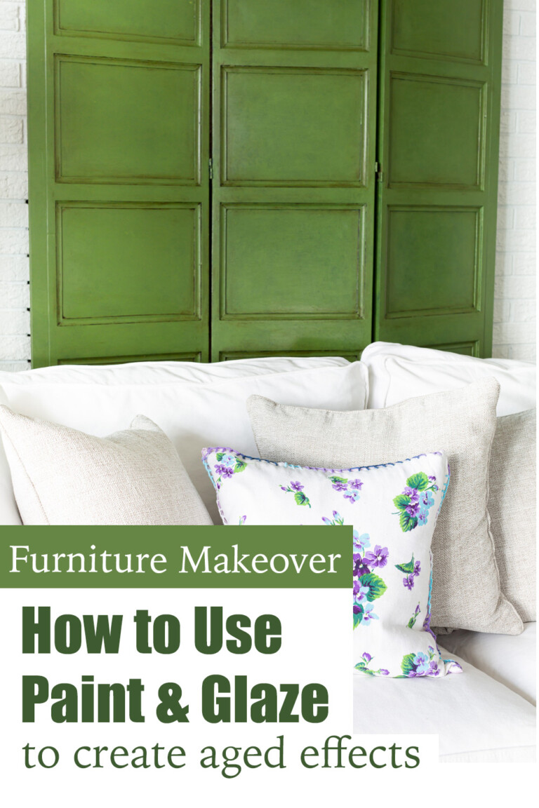 The Easy Way to Glaze Paint Furniture - In My Own Style