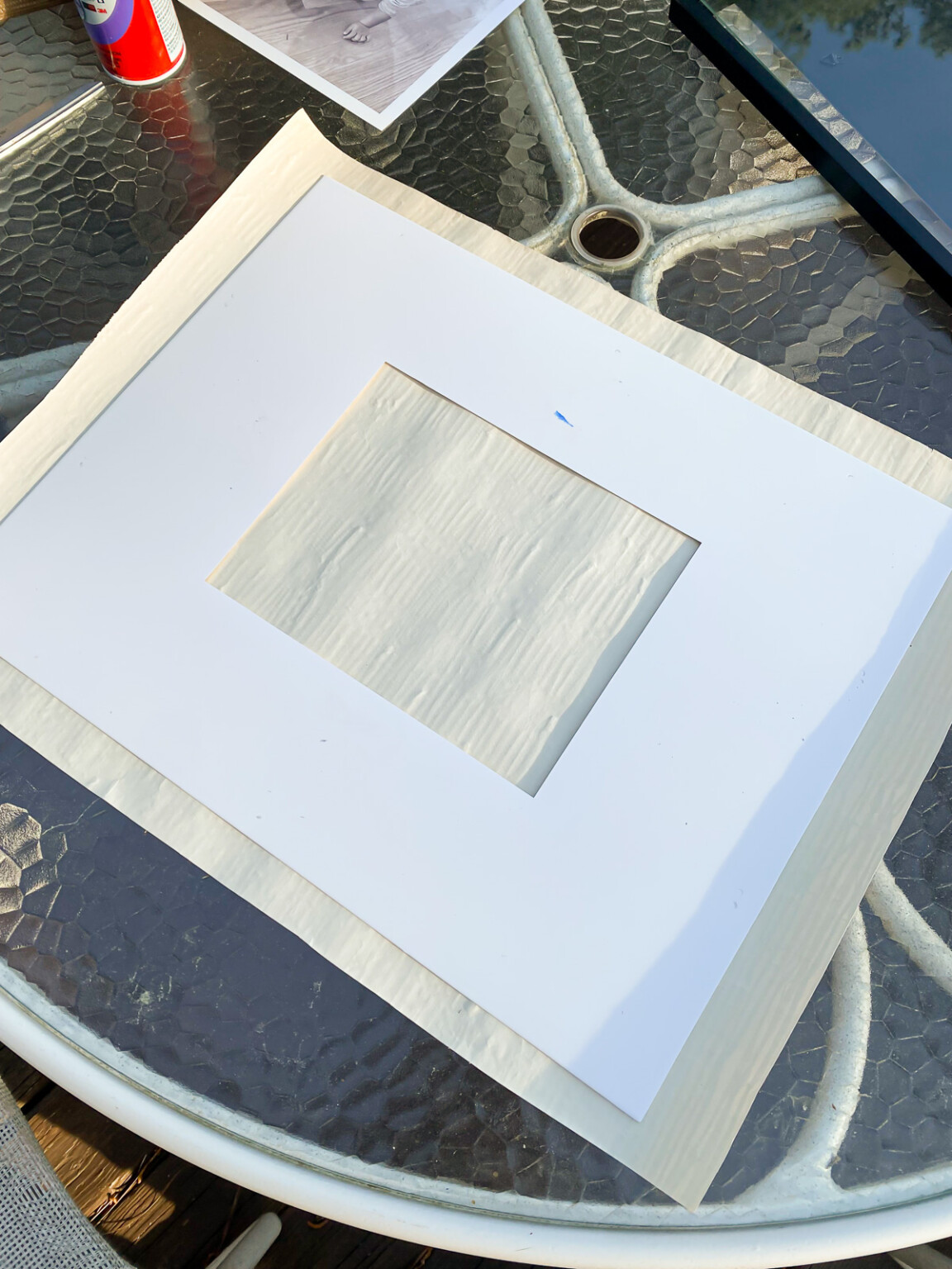 DIY Picture Frame Mats Using Wallpaper - In My Own Style