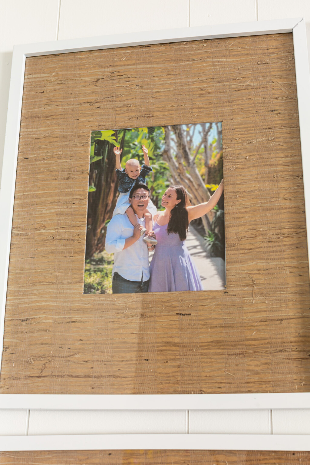 DIY Picture Frame Mats Using Wallpaper - In My Own Style