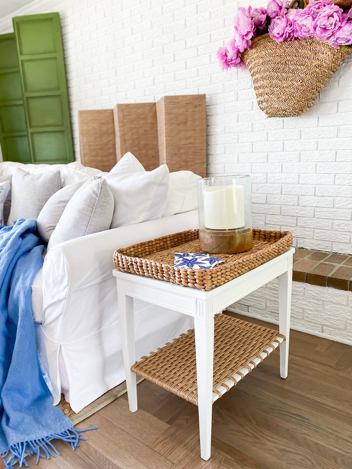 Designer Inspired Two Tier End Table Makeover - In My Own Style