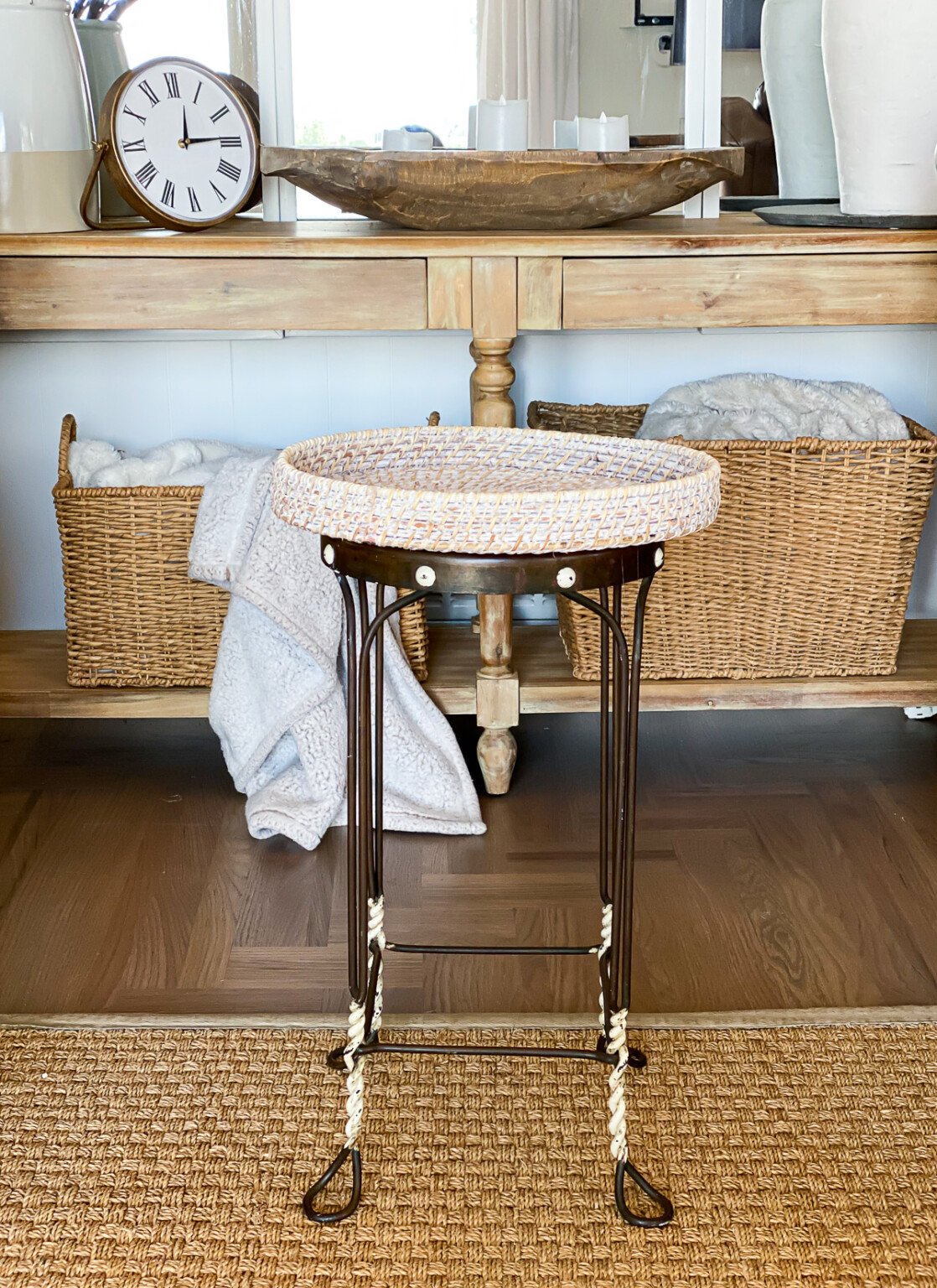 Repurpose a Bar Stool Into a Unique Table - In My Own Style