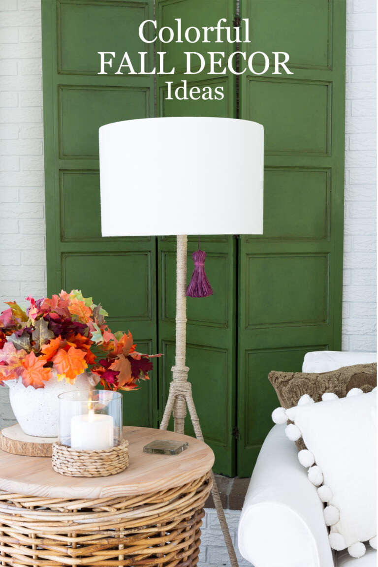 Adding Fall Color to the Living Room - In My Own Style