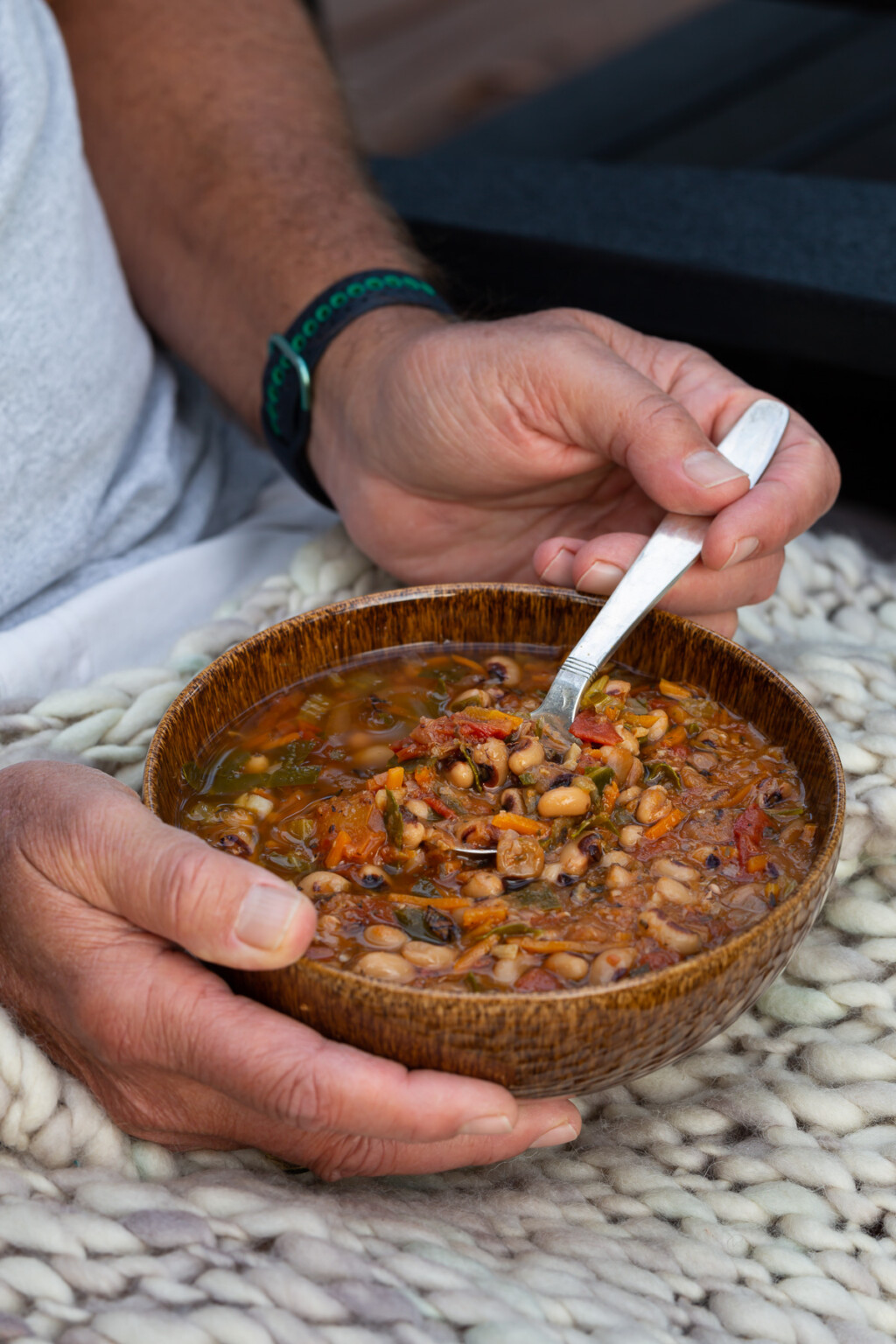 Autumn Beans & Greens Soup Recipe - In My Own Style