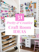 31 Pretty and Creative Craft Room Ideas - In My Own Style
