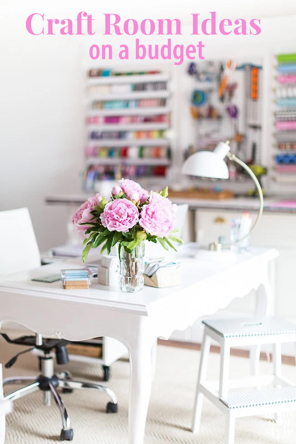 31 Pretty and Creative Craft Room Ideas - In My Own Style