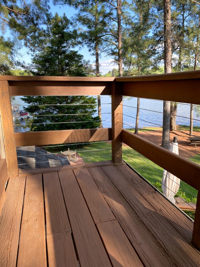 DIY Cable Railing On Front Porch and Deck - In My Own Style