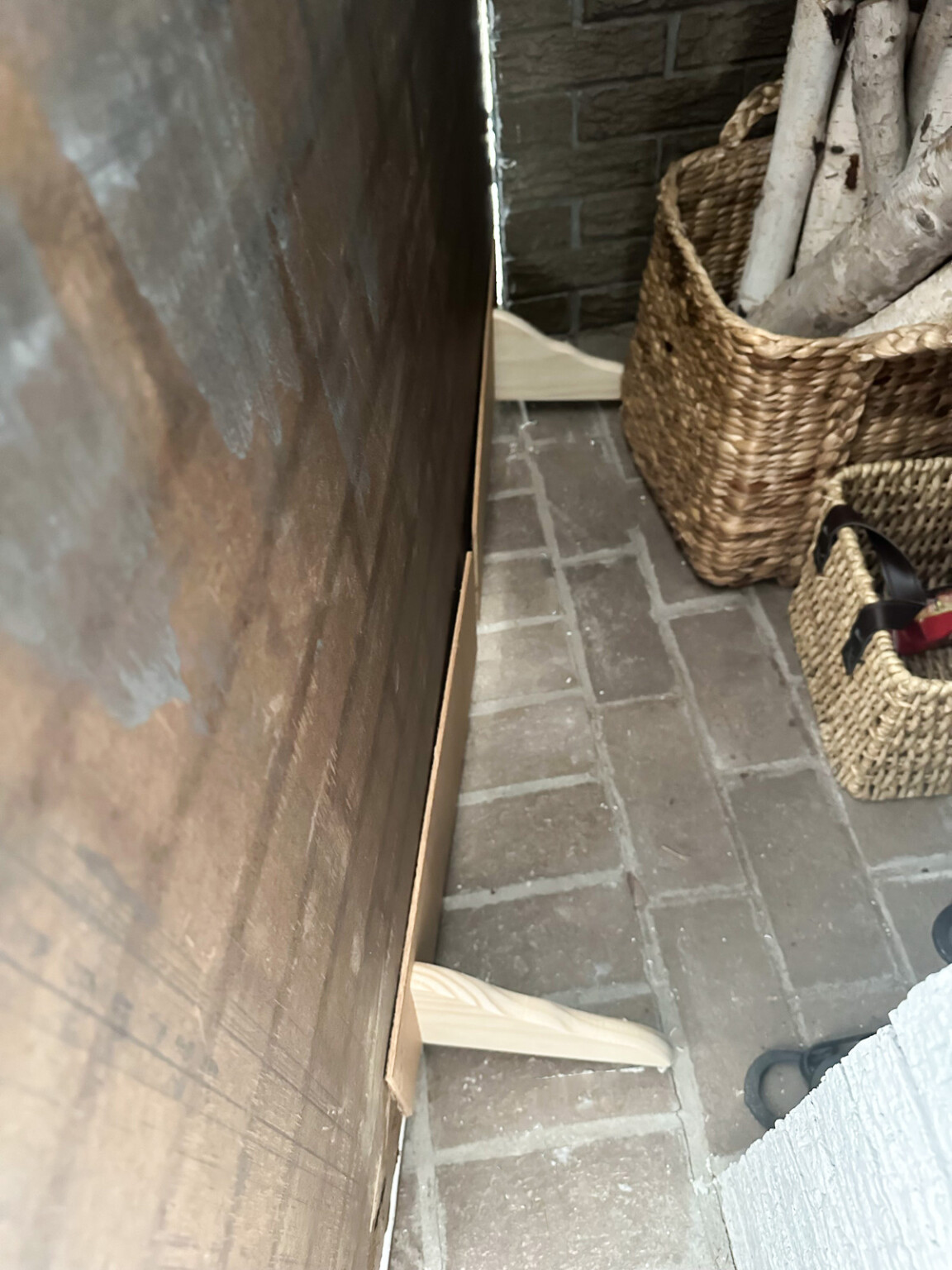 Decorating Fix with a Faux Brick Panel From the Home Improvement Store ...