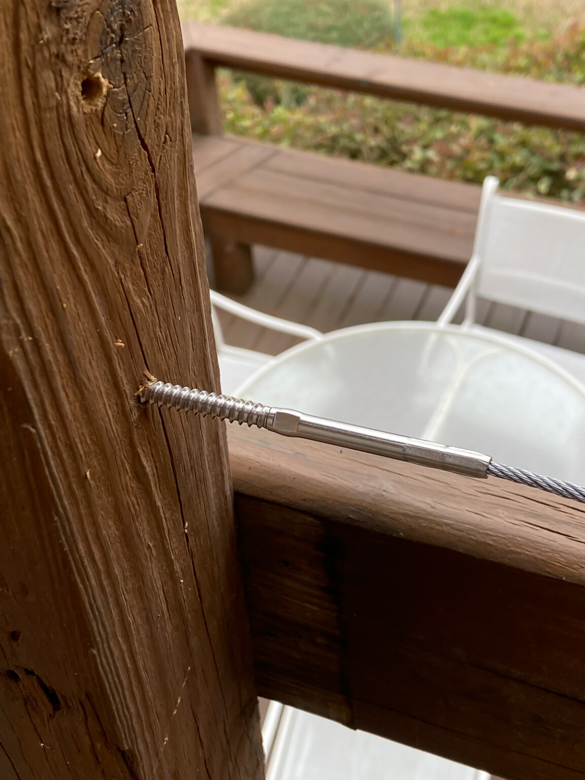 DIY Cable Railing On Front Porch and Deck - In My Own Style