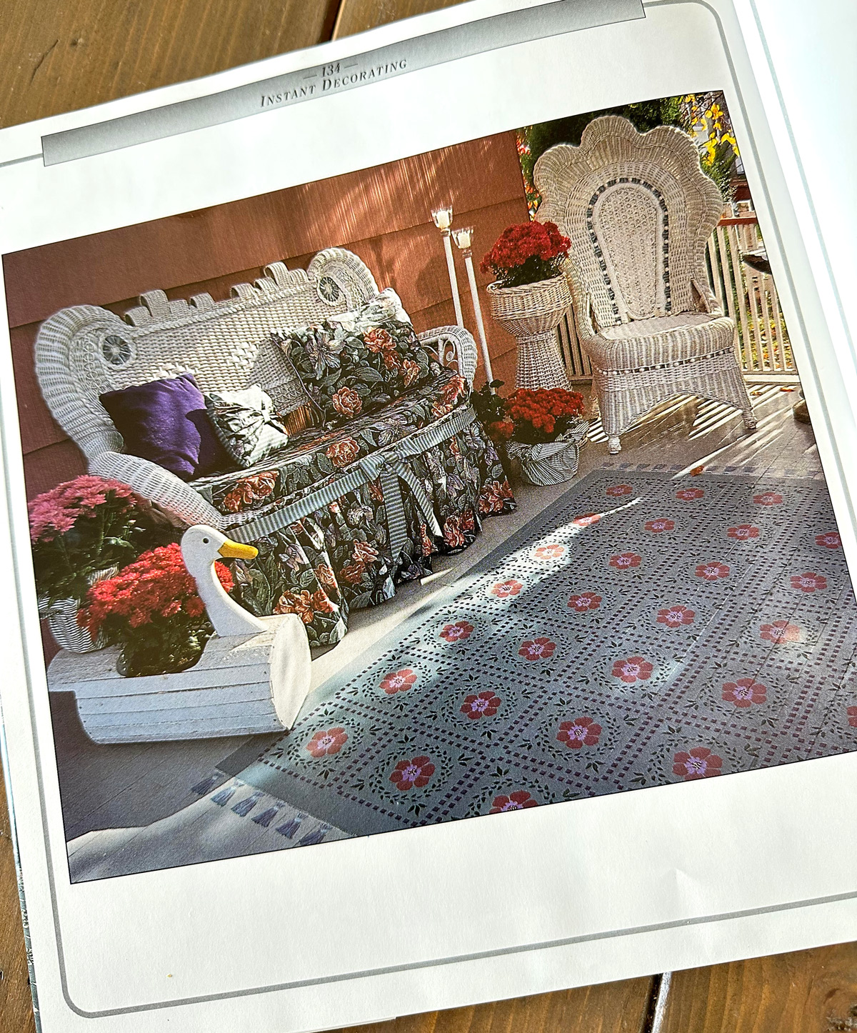 How To Stencil a Rug on a Floor - In My Own Style