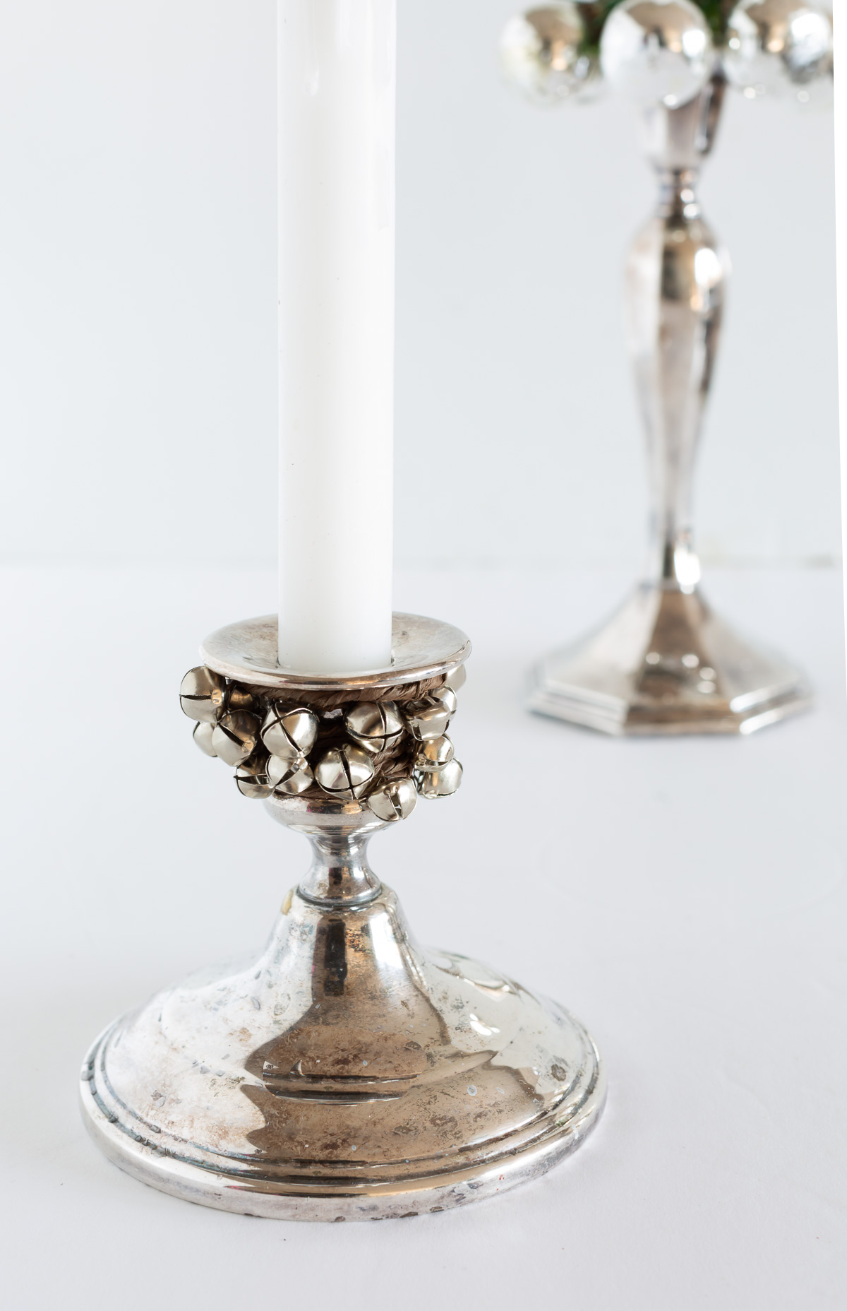 Easy to Make Christmas Taper Candle Rings - In My Own Style