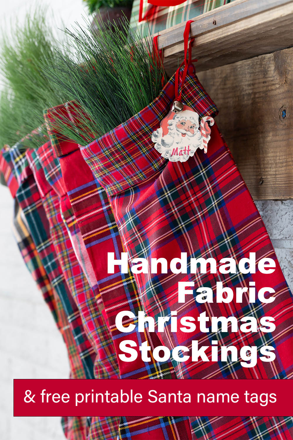 Handmade Christmas Stocking Pattern and Tutorial - In My Own Style