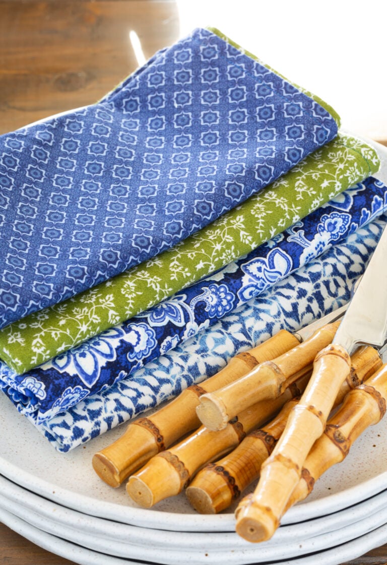 The Joy of Making Colorful Cloth Napkins the Easy Way - In My Own Style