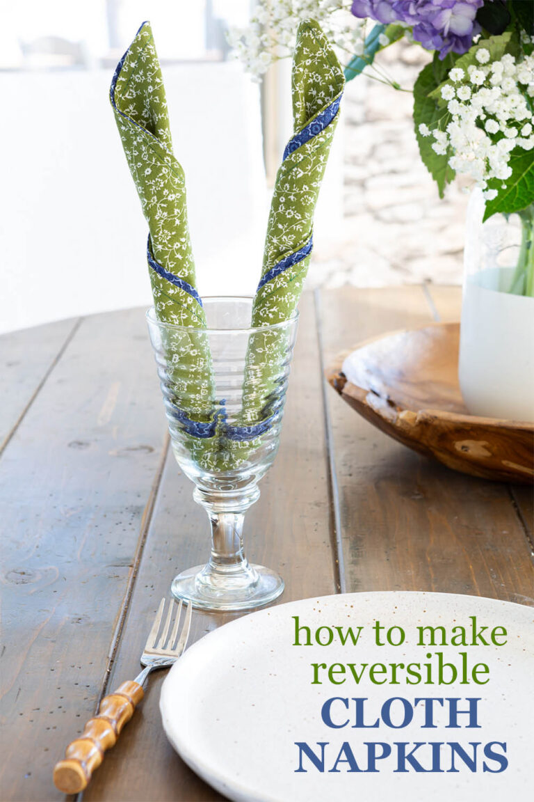 The Joy of Making Colorful Cloth Napkins the Easy Way - In My Own Style