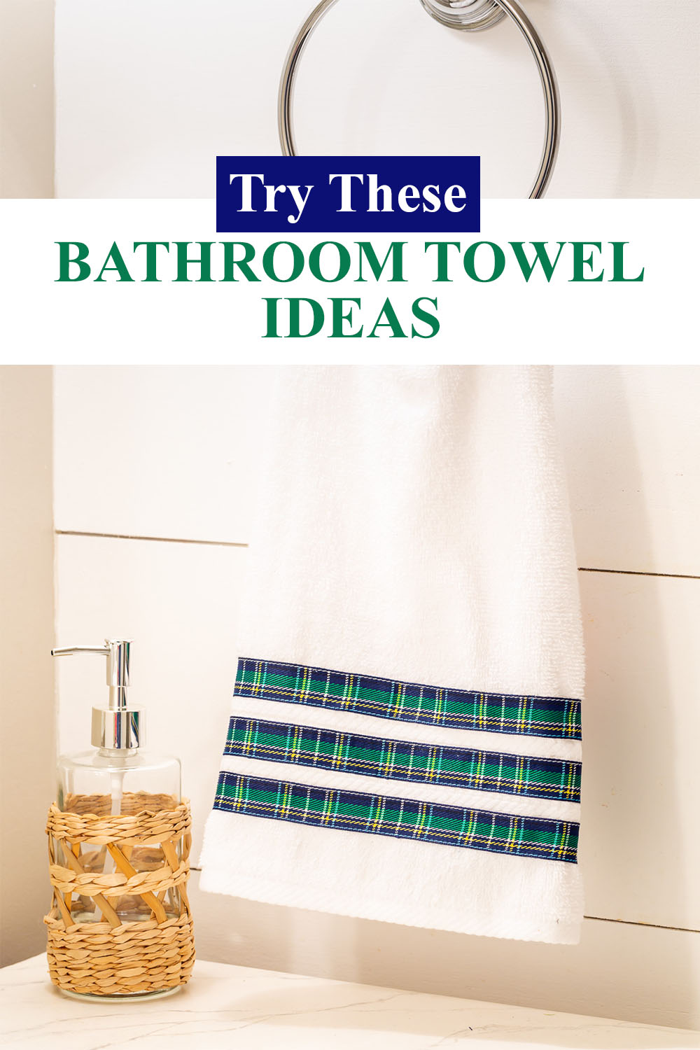 How To Decorate Hand Towels In Bathroom