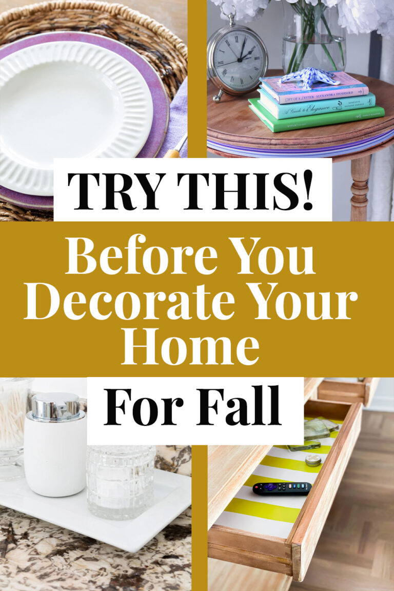 Not Yet Ready to Decorate for Fall? Try Doing This Instead - In My Own ...