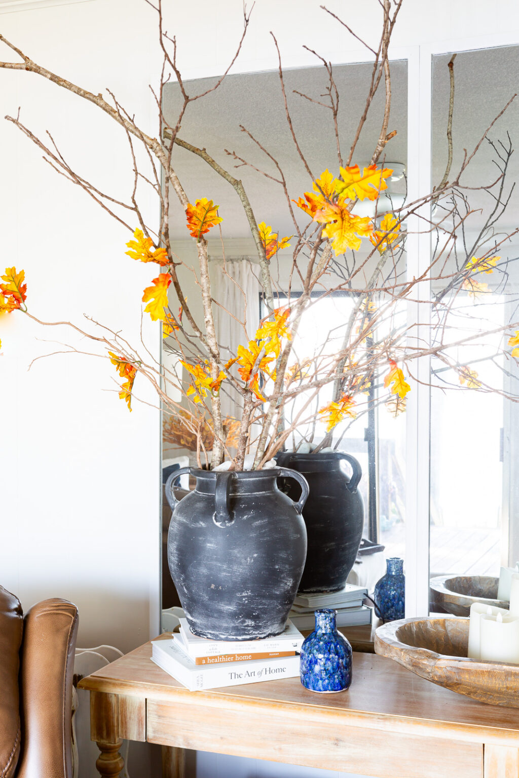 Simple Fall Decor in My Living Room - In My Own Style