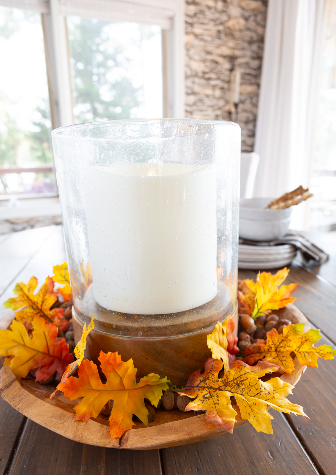 How to Style the Same Faux Fall Leaf Branch 3 Different Ways - In My ...