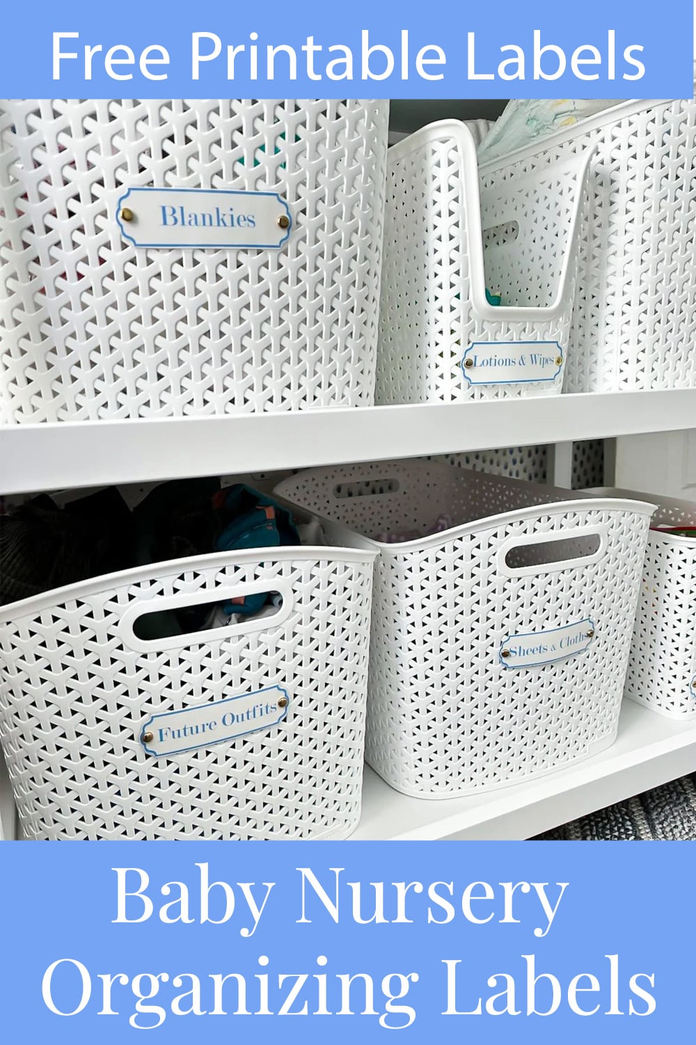 Printable Baby Nursery Basket Labels for Beautiful and Organized ...